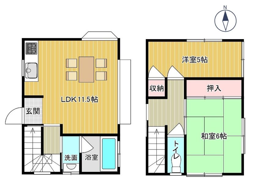 備前市日生町鴻島【島内メイン道路沿い・道路からフラットで入れる家】中古別荘 2LDK 330万円｜いなかぐらしjp
